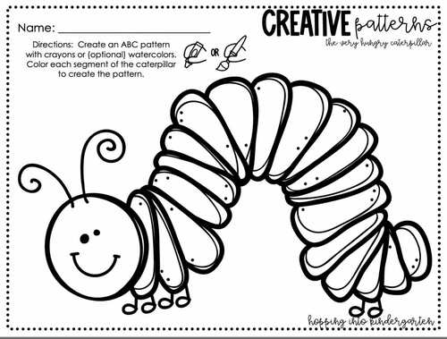 The Very Hungry Caterpillar - Emergency Kindergarten Sub Plans | TPT