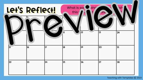 End of School Year Reflection Activity - Jamboard Editable | TPT