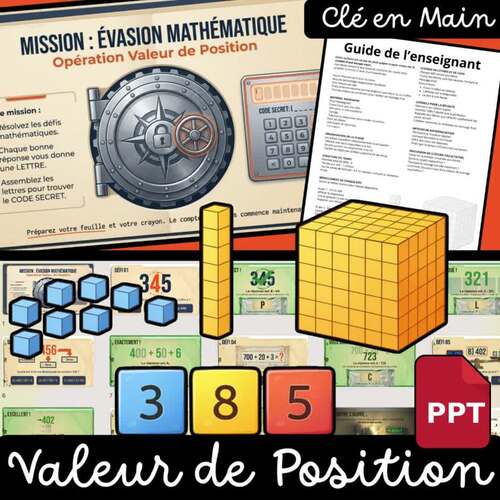 Escape Room Valeur de position | Unités, Dizaines et Centaines ...