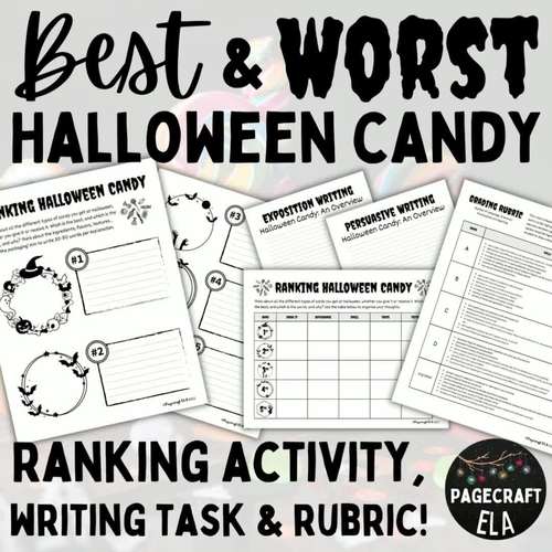 Best and Worst Halloween Candy | Describe and Rank | Opinion ...