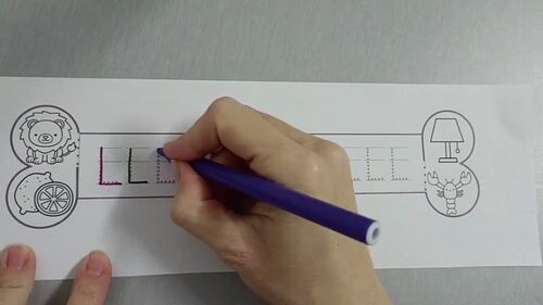 Alphabet Bracelets to trace paper craft for kindergarten Preschool gift