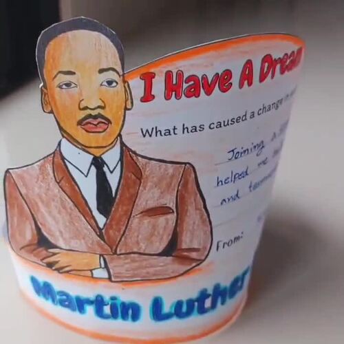 Martin Luther King Jr. Day Crown Craft /Hat MLK Day /Writing Prompts ...