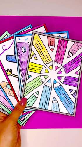 Back to School Coloring Book | Coloring pages | First Day, First Week ...