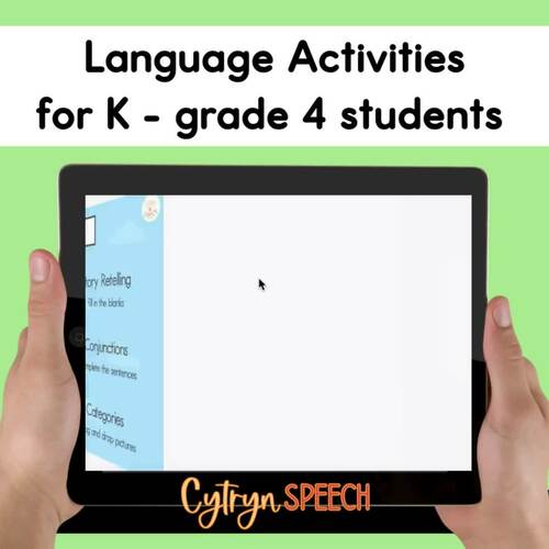 Story Retell Speech Therapy Zoo Story 3 Boom Cards™ Early Language ...