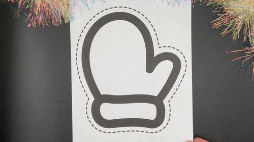 7 Mitten Cut-Out Templates for Winter Crafts, STEM, Bulletin Boards ...