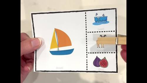 76 Rhyming Words Clip Cards - Rhyming Activities for Phonemic Awareness