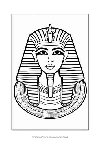 Ancient Egypt Coloring Sheets for All Age - 100 Pages : Vol . 3 by ...