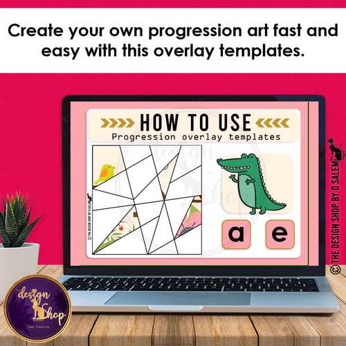 Puzzle Progression Overlay Clipart for Picture Mystery Theme Lines Set 2