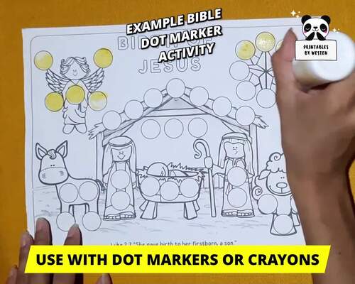 Peter Heals Lame Man Dot Marker Activity Acts 3:6 Bible Craft | TPT