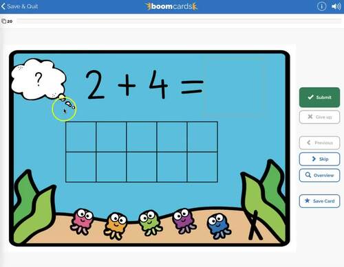 Digital Resources Addition and Subtraction within 10 Boom Cards | TPT