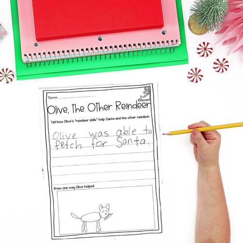 Read Aloud Activities for December Reading Comprehension Crafts | TPT