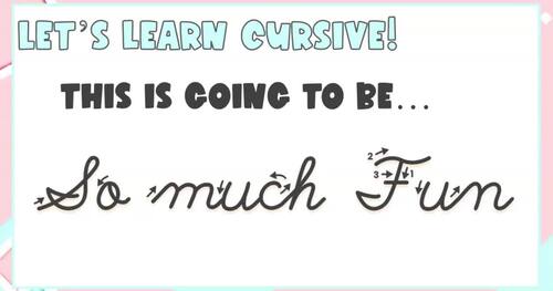 Cursive Writing Unit Digital Slides Lessons and Worksheets by Stacey's ...
