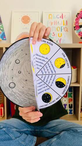 Las FASES de la LUNA | Spanish MOON PHASES Project Activity | Actividad ...