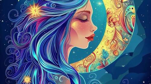 Moon Fairy Coloring Book For Adults | 200 Moon Fairy Coloring Pages For ...