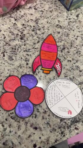 New Years 2025: Goal Setting Creative Art & Writing Activity (Disco ...