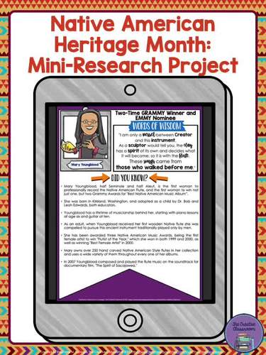 Native American Heritage Month DIGITAL Banners: Mini-Research Project