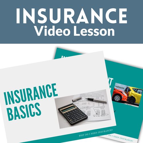Insurance 101 Auto, Health, Life Life Skill of the Week Personal ...