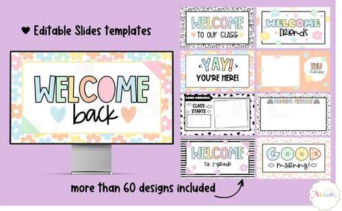 EDITABLE Pastel Classroom Decor Bundle by AishelleArte | TPT