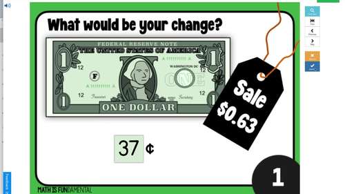 Money - Making Change |Boom™ Cards | U.S. Bills and Coins | Distance ...