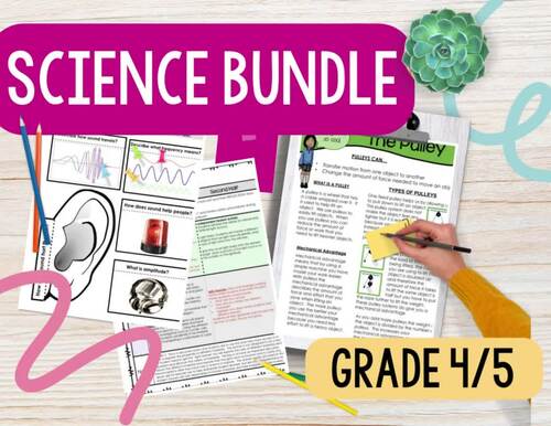 Ontario Science Grade 4 & Grade 5 Complete Inquiry Based Units Full ...