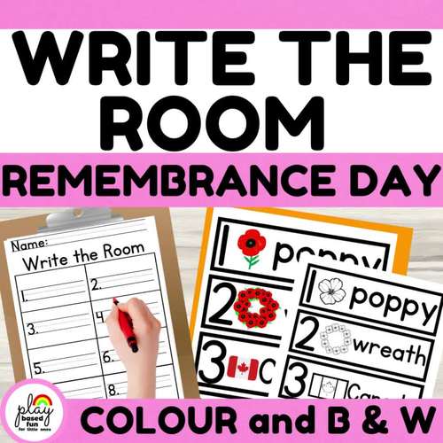REMEMBRANCE DAY WRITE THE ROOM - NOVEMBER 11 REMEMBRANCE DAY ACTIVITIES ...