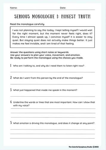 30 Monologues | Coaching for Theatre Class Acting Performance and ...