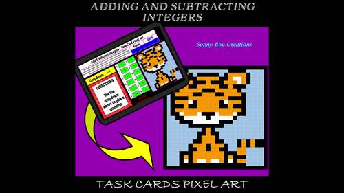 Adding and Subtracting Integers – Digital Bundle by Sunny Boy Creations