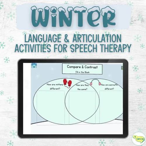 Winter Articulation and Language Boom Cards™ Mega Bundle | TpT