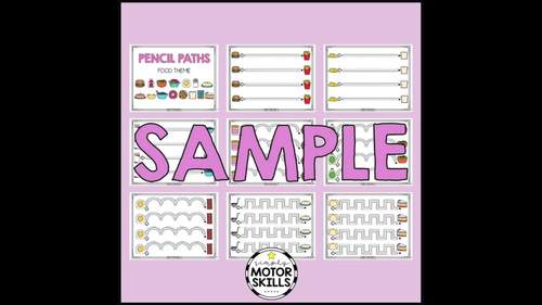 Food Pairs - Pencil Paths and Mazes - Cards & Worksheets by Simply ...