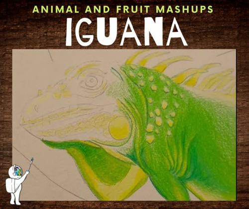 Colored Pencil Project, Animal/Fruit Mashups: Middle School & High ...