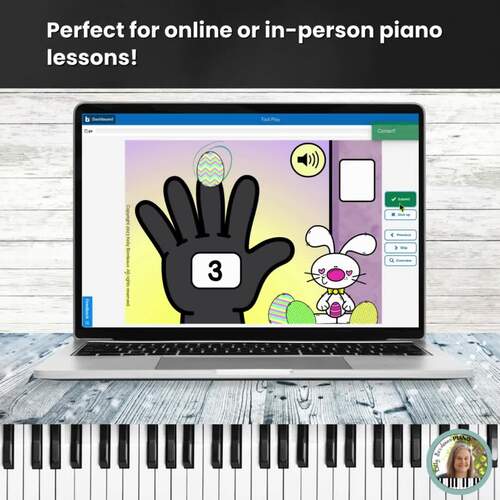 Easter Finger Numbers BOOM™ Cards - Piano Finger Numbers for Beginner ...