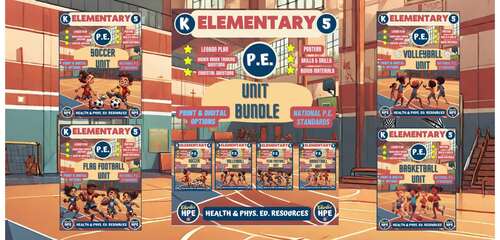 K-5 Physical Education Sports Unit Bundle by CHARLIE'S HPE | TPT