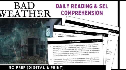 End of Year Reading Comprehension Review ELL Short Story Assessment