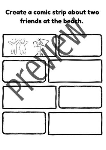 MAY Comic Strips Early Finisher Activity Packet | Fun Work End of the Year