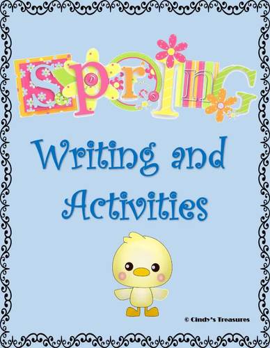 Spring Writing Activities by Cindy's Treasures | TPT