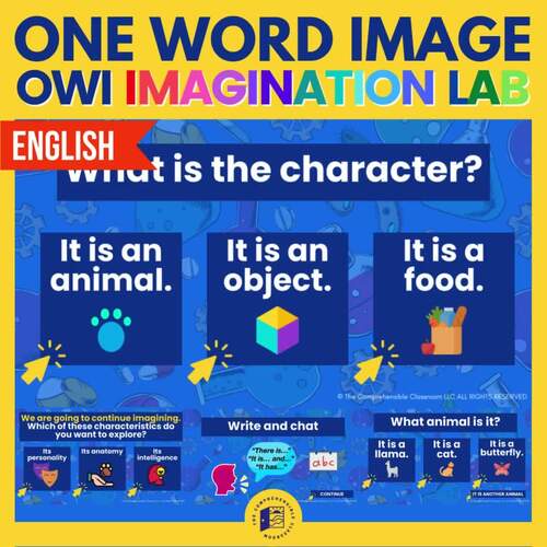 One Word Image Imagination Lab (OWI) - ENGLISH | TPT