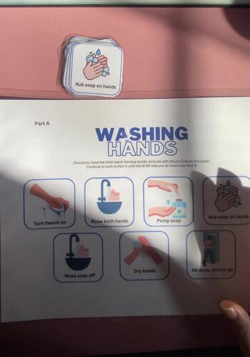 Washing Hands Activity by ABA Focus | TPT