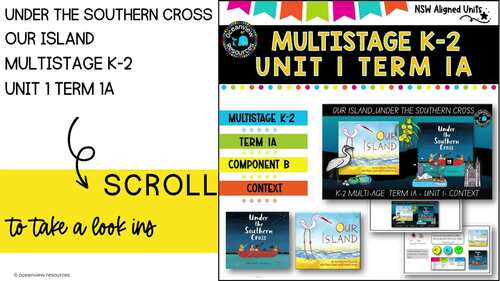 OUR ISLAND, SOUTHERN CROSS Multi-Stage K-2 Unit 1 comp B ENGLISH TERM ...