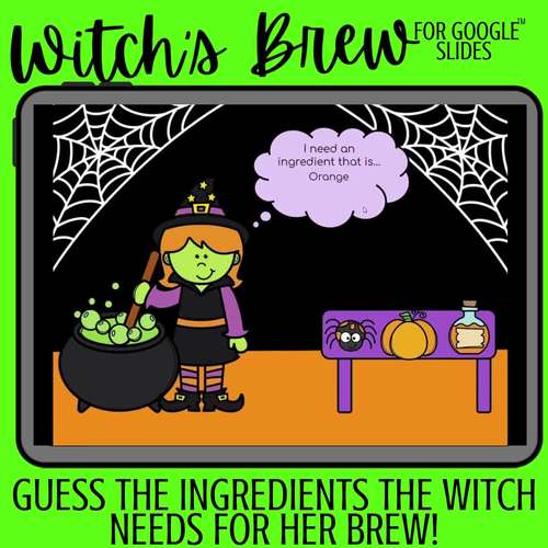 Witch's Brew: Digital Halloween Inferencing Activity for Google Slides