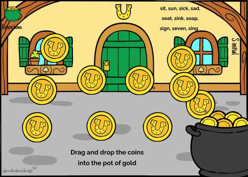 Find the Shamrock | St. Patrick's Day | Boom™ Card | Articulation Game