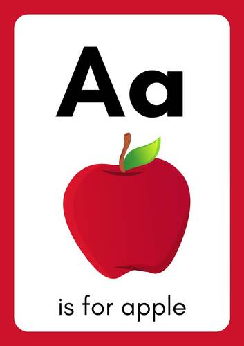 Alphabet Posters | Alphabet with Beautiful Pictures | Colorful ...