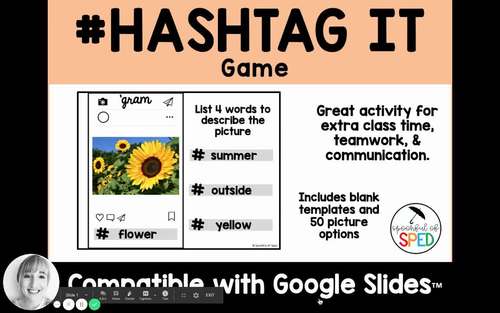 Distance Learning Games: Social Media Hashtag by Spoonful of Sped