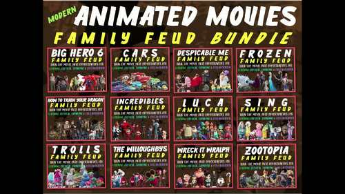 ZOOTOPIA MOVIE FAMILY FEUD GAME - FUN, ENGAGING, INTERACTIVE CLASS ACTIVITY
