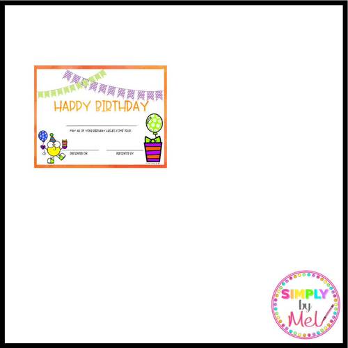 Happy Birthday BUNDLE l Bulletin Display l Tags l Bracelets l EDITABLE