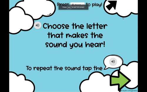 Letter Recognition and Sounds & Letter Matching for Google Slides™ Bundle