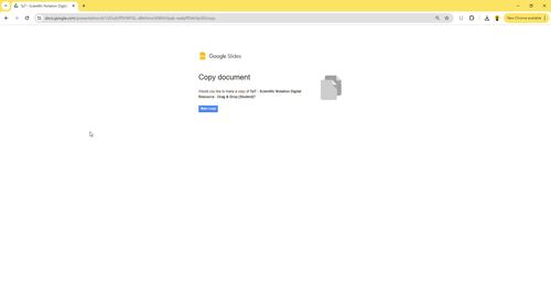 Scientific Notation Google Slides DIGITAL Activity | Drag & Drop