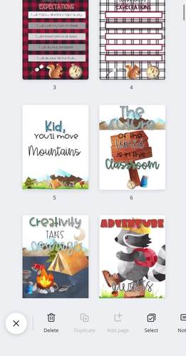 Happy Camper | Lumberjack Bulletin Board Posters by Arrowleaf Academics