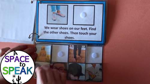 Body Parts and Clothing Interactive Books Autism Speech Therapy | TPT