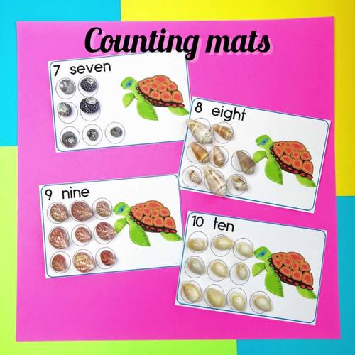 Ocean Math for Preschool and Kindergarten | Number Measurement Shape ...