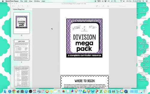 Division Practice Pack by The Autism Helper | TPT